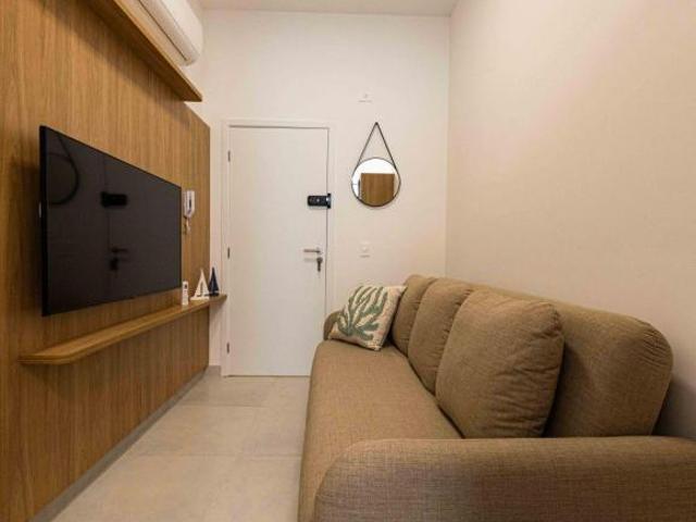Apartamento de um dormitório mobiliado Praia Grande, Ubatuba, São Paulo