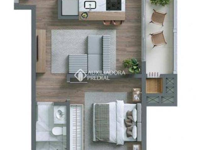 APARTAMENTO DE UM DORMITÓRIO EM NOVA PETRÓPOLIS