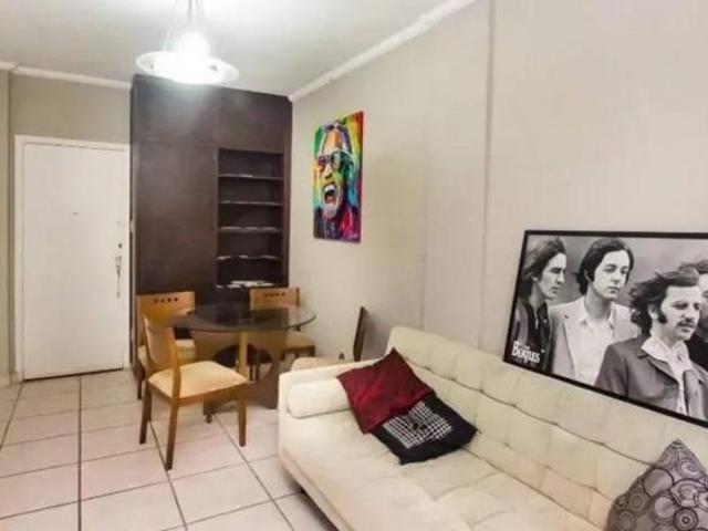 APARTAMENTO DE UM QUARTO NA QUADRA DA PRAIA POMPÉIA/JOSE MENINO SANTOS
