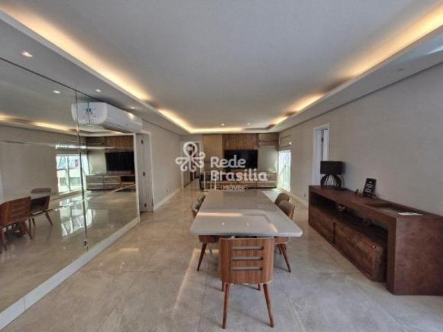 Apartamento de Alto Padrão com 4 Suítes à Venda na Quadra 102 Norte, Águas Claras | 182 m² | Hall Pr