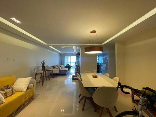 Apartamento 3 suítes na Aviação, Praia Grande SP | Varanda gourmet, vista mar e 2 vagas