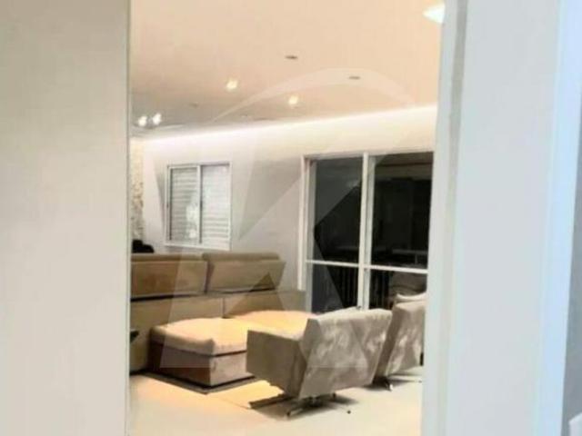 Apartamento de alto padrão, mobiliado, 142m2, 3 suítes, 3 vagas, varanda Gourmet no Lauzane