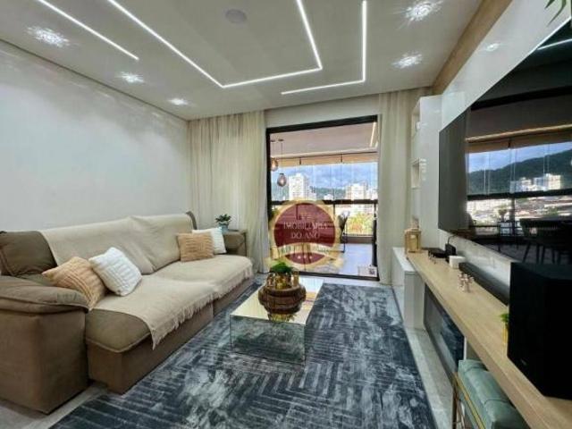 Apartamento de alto padrão, mobiliado e decorado, no Canto do Forte