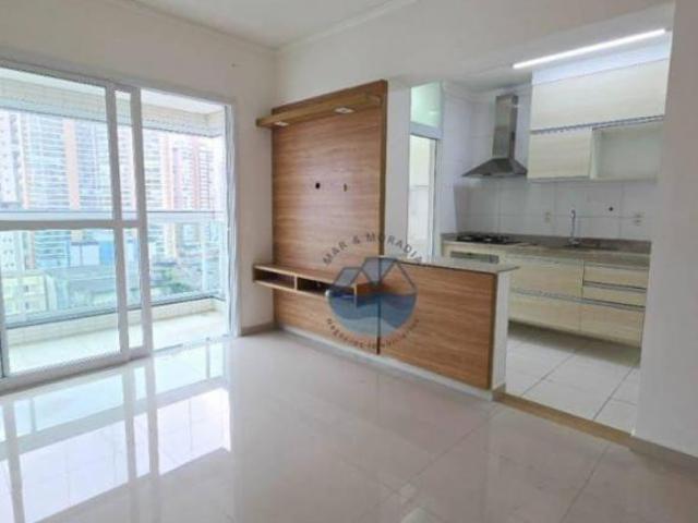 Apartamento de Alto Padrão para Locação e Venda de 1 quarto com suíte e lazer completo No Embaré em