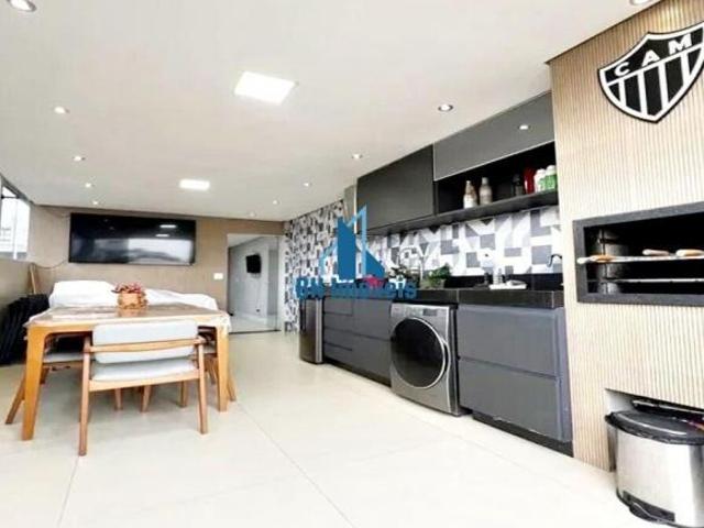 Apartamento de Cobertura de 2 quartos com suíte 2 vagas e elevador no bairro Castelo Belo Horizont