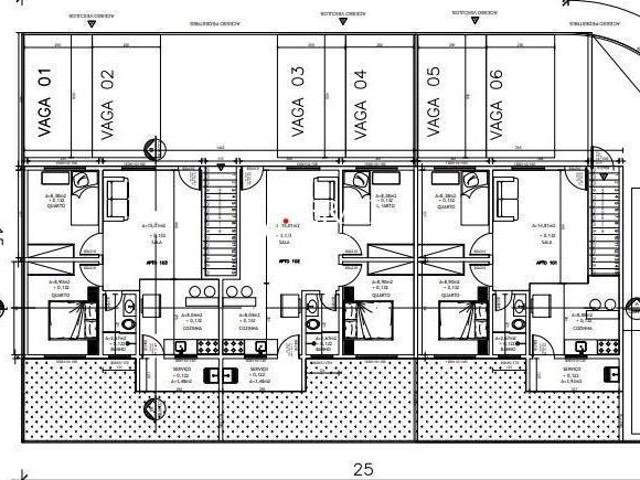 Apartamento de dois quartos, na planta no Loteamento Oyama, Edifício Palermo