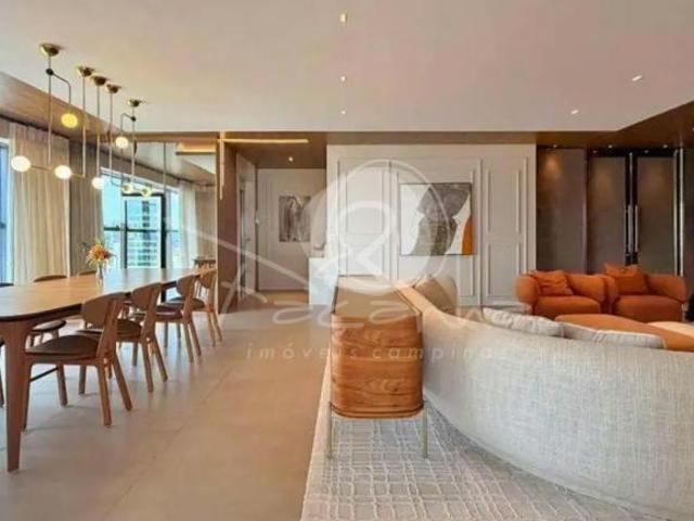 Apartamento de luxo no Cambuí, Campinas SP: 4 quartos, 4 suítes, 2 salas, 5 banheiros, 4 vagas de ga