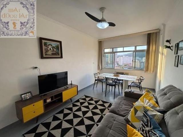 Apartamento de Luxo à Venda no Gonzaga, Santos SP: 4 Quartos, 1 Suíte, 2 Salas e 175m² de Área Imp