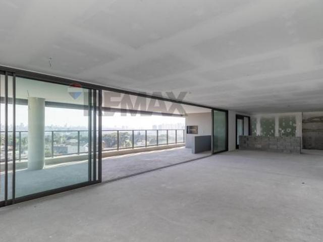 Apartamento de luxo em Alto de Pinheiros, com 321m², 4 suítes, hall privativo com vista panorâmica