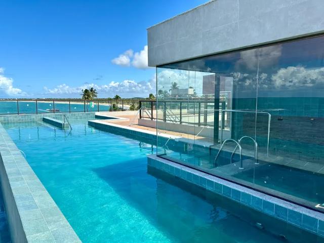 Apartamento de luxo 50m2 beira mar na frente das piscinas naturais de Porto de Galinhas