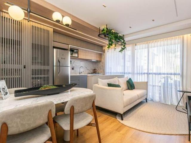 Apartamento decorado 2 dormitórios à venda, 55m² R$ 1159.000,00 Juvevê Curitiba/PR porteira fechada