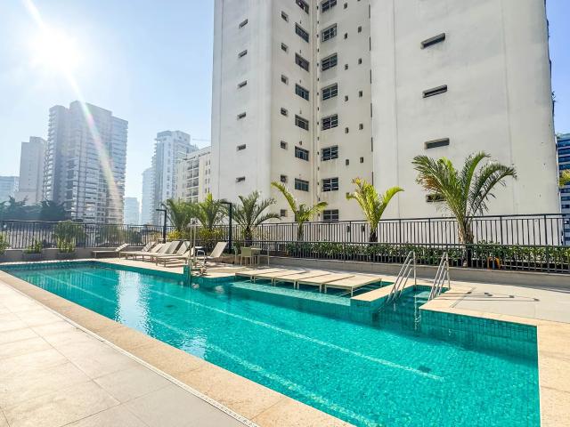 Apartamento decorado com 2 quartos e 1 vaga para locação na Chácara Santo Antônio