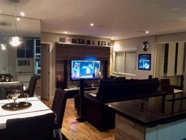Apartamento decorado e mobiliado com suíte, varanda ampliada e lazer completo em Santana