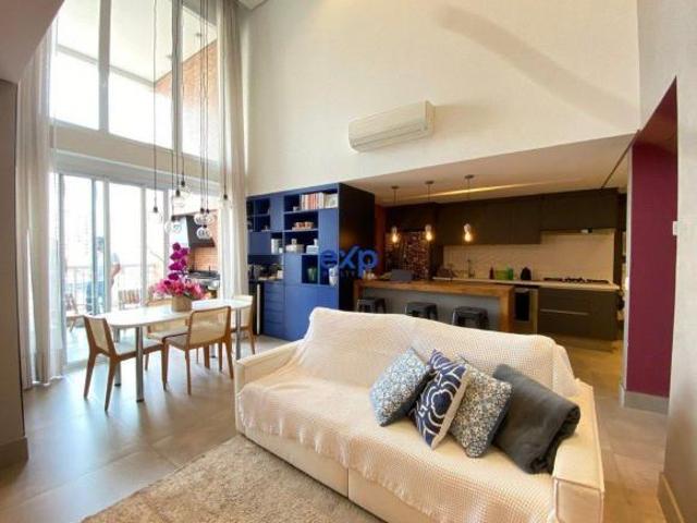 Apartamento Decorado e Mobiliado com Pé Direito Duplo Pronto para Morar!