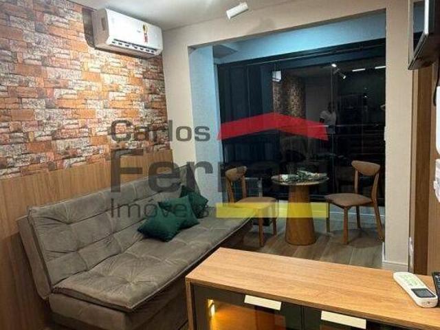 Apartamento Decorado na Água Fria, Varanda Grill, 1 dormitório, 25,96 metros úteis, amplo lazer