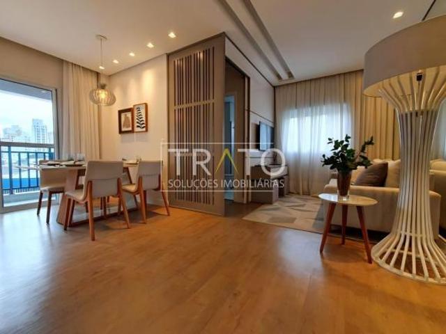 Apartamento decorado para venda no condomínio Urban Taquaral com 1 quarto