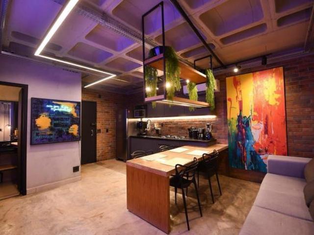 Apartamento Duplex 68m² no DNA Smart Style — Setor Bueno | 1 Suíte, Mobiliado