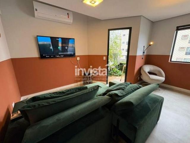 Apartamento Duplex com Vista Mar Eterna na Ponta da Praia — Santos