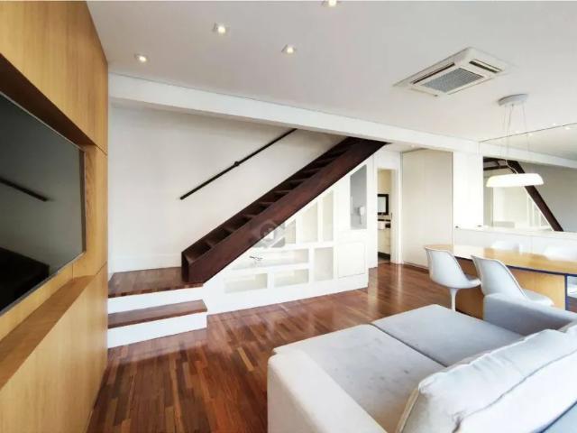 Apartamento Duplex com 1 dormitório para alugar, 80 m² por R$ 8.594,00/mês Vila Olímpia São Paul