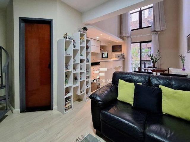 Apartamento Duplex com 1 dormitório à venda, vaga, 52 m² por R$ 550.000