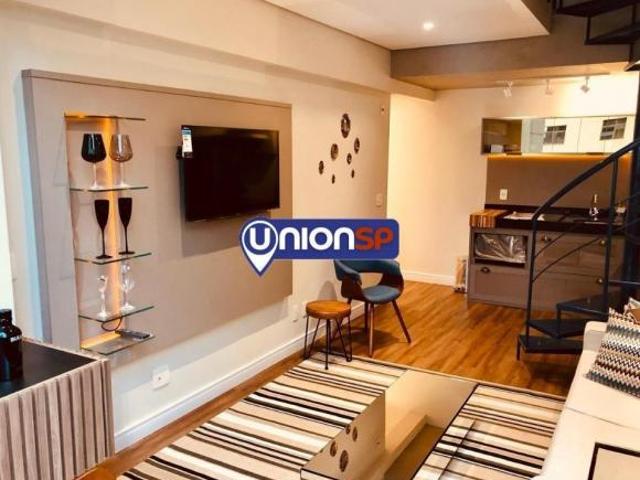 Apartamento duplex com 1 dormitório à venda, 52 m² por R$ 850.000 Vila Olímpia São Paulo/SP