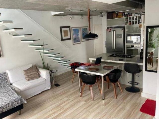 Apartamento Duplex com 1 dormitório à venda, 77 m² por R$ 1.270.000,00 Itaim Bibi São Paulo/SP
