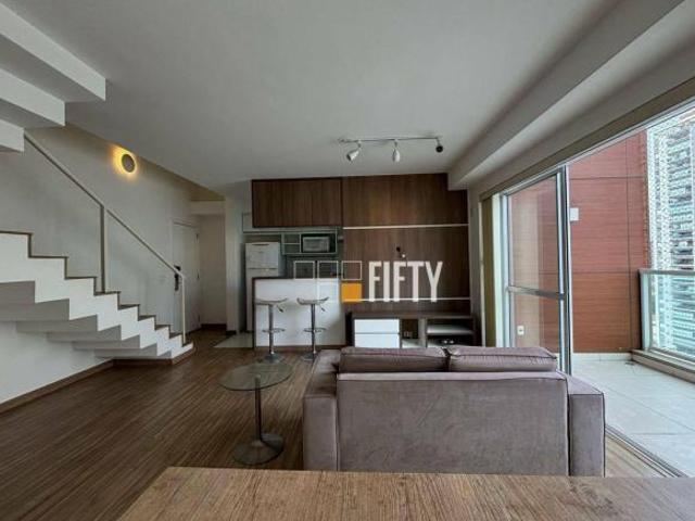 Apartamento Duplex com 1 dormitório à venda, 84 m² Brooklin São Paulo/SP