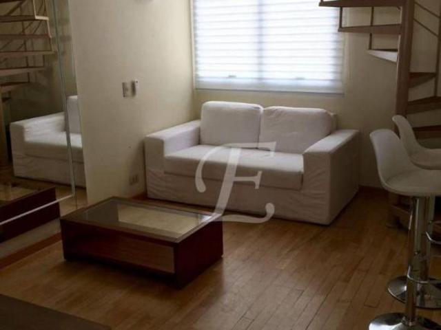 Apartamento Duplex com 1 suíte, com varanda à venda, 50m2, 1 vaga.Vila Olímpia próximo Insper e