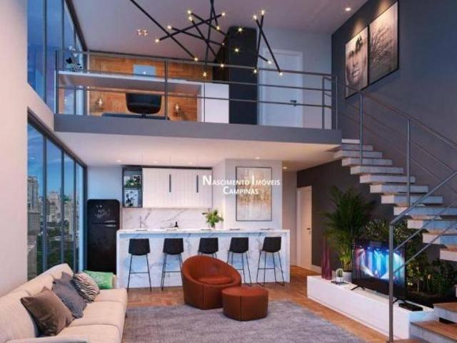Apartamento Duplex com 1 suíte à venda, 73 m² por R$ 1.028.000 Cambuí Campinas/SP