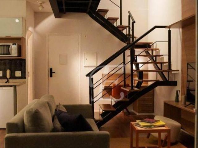 Apartamento Duplex com 2 dormitórios à venda, 65 m²,2 vagas, mobiliado Brooklin perto WTC