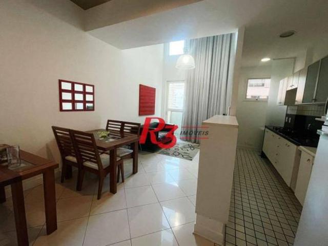 Apartamento Duplex com 2 dormitórios à venda, 80 m² por R$ 800.000,00 Gonzaga Santos/SP