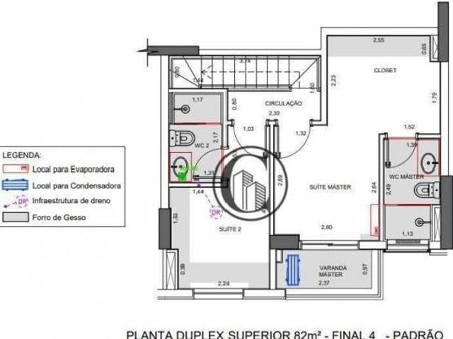 Apartamento Duplex com 2 dormitórios à venda, 82 m² por R$ 990.000,00 Épico Campolim Sorocaba/SP