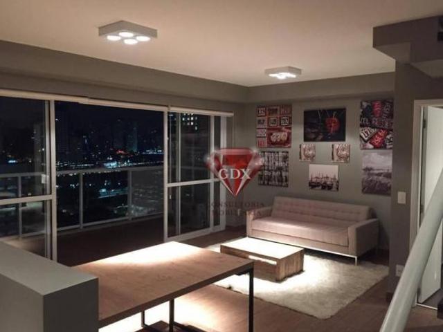 Apartamento Duplex com 2 dormitórios à venda, 89 m² por R$ 1.780.000,00 Brooklin São Paulo/SP