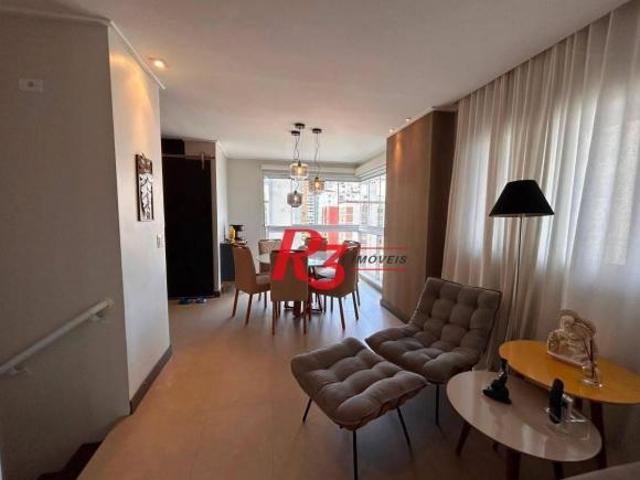Apartamento Duplex com 2 dormitórios à venda, 100 m² por R$ 1.400.000,00 Pompéia Santos/SP