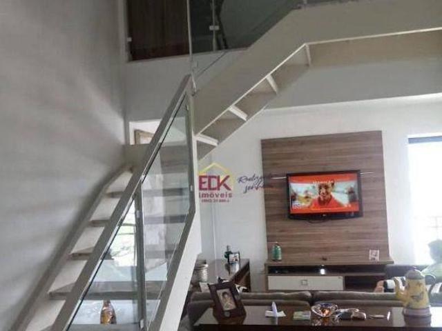 Apartamento Duplex com 2 dormitórios à venda, 107 m² por R$ 600.000,00 Condomínio Jabuticabeiras