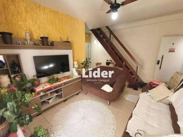 Apartamento Duplex com 2 dormitórios à venda, 108 m² por R$ 700.000,00 Massaguaçu Caraguatatuba/