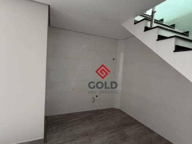 Apartamento Duplex com 2 dormitórios à venda, 115 m² por R$ 610.000 Vila Valparaíso Santo André/