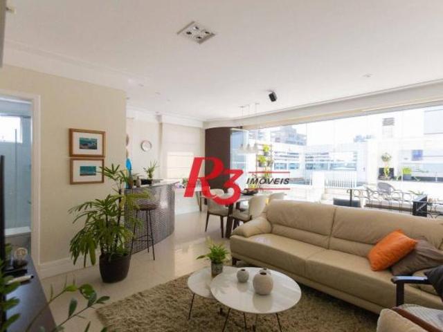 Apartamento Duplex com 2 dormitórios à venda, 175 m² por R$ 1.490.000,00 Pompéia Santos/SP
