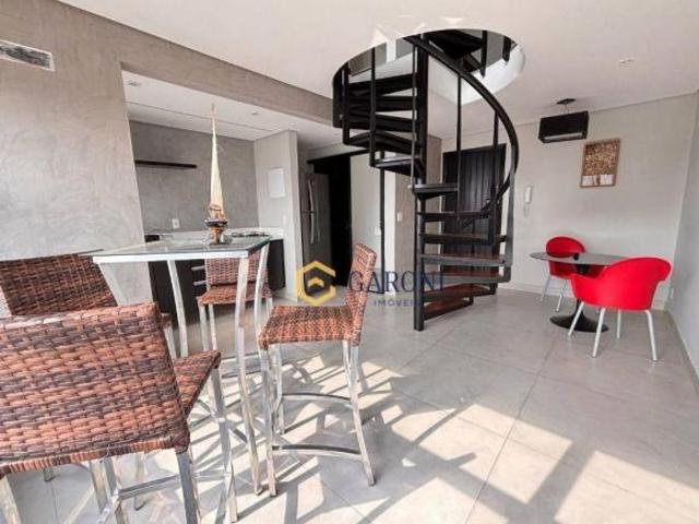 Apartamento Duplex com 2 suítes à venda, para investidor.77 m²,reformado com 105 m² alugado Vil