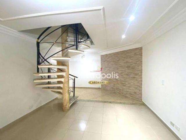 Apartamento Duplex com 3 dormitórios à venda, 100 m² por R$ 639.000,00 Centro São Caetano do Sul