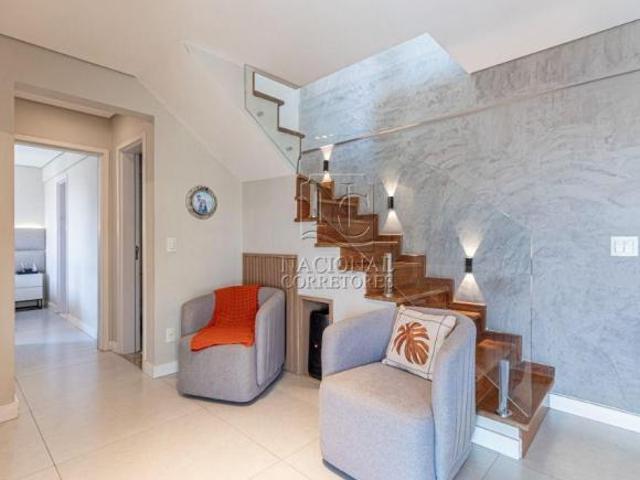 Apartamento Duplex com 3 dormitórios à venda, 120 m² por R$ 800.000,00 Vila Camilópolis Santo An