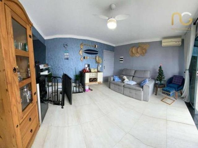 Apartamento Duplex com 3 dormitórios à venda, 127 m² por R$ 680.000,00 Caiçara Praia Grande/SP