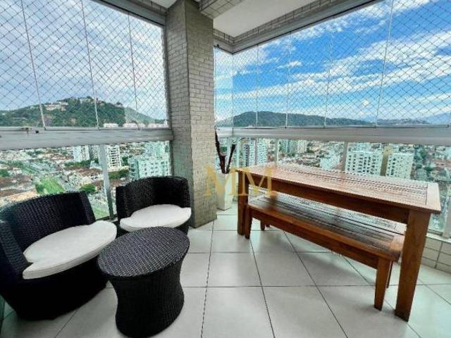 Apartamento Duplex com 3 dormitórios à venda, 127 m² por R$ 1.400.000,00 Pompéia Santos/SP