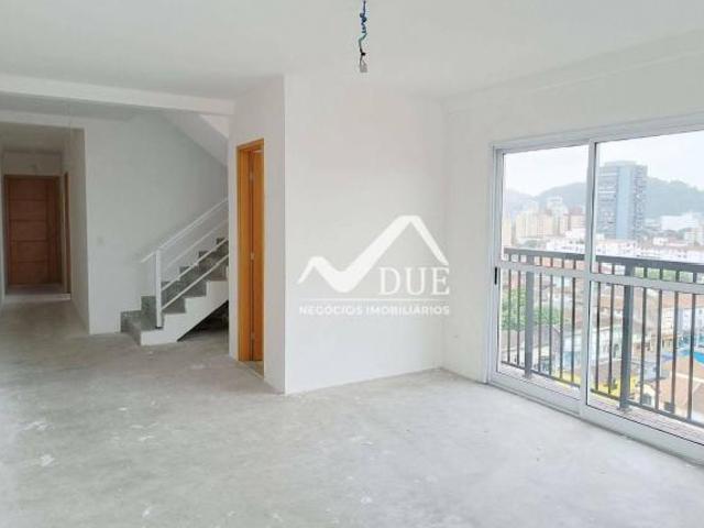 Apartamento Duplex com 3 dormitórios à venda, 128 m² por R$ 959.000,00 Vila Matias Santos/SP