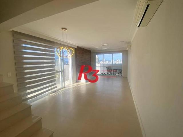 Apartamento Duplex com 3 dormitórios à venda, 148 m² por R$ 1.900.000,00 Gonzaga Santos/SP