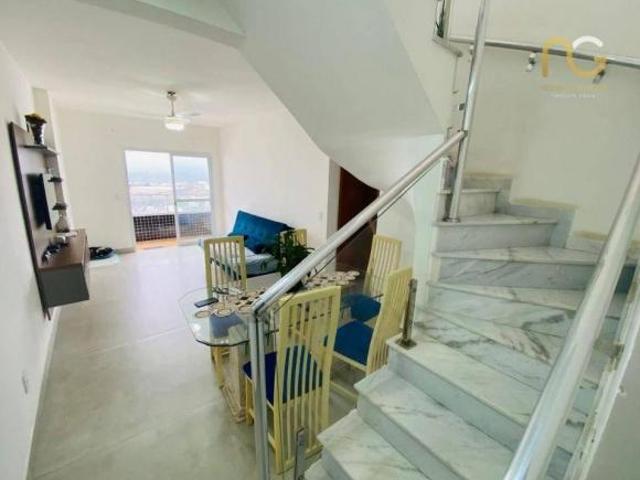 Apartamento Duplex com 3 dormitórios à venda, 157 m² por R$ 1.100.000,00 Vila Guilhermina Praia