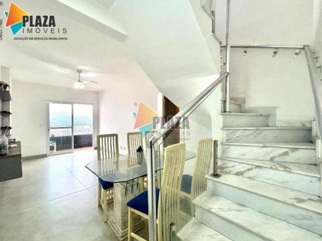 Apartamento Duplex com 3 dormitórios à venda, 158 m² por R$ 1.100.000,00 Vila Guilhermina Praia
