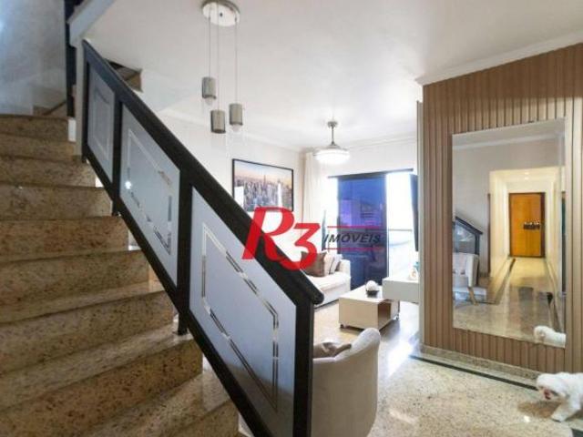 Apartamento Duplex com 3 dormitórios à venda, 160 m² por R$ 1.100.000,00 Encruzilhada Santos/SP