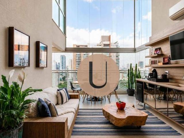 Apartamento Duplex com 3 dormitórios à venda, 185 m² por R$ 4.081.000,00 Brooklin São Paulo/SP