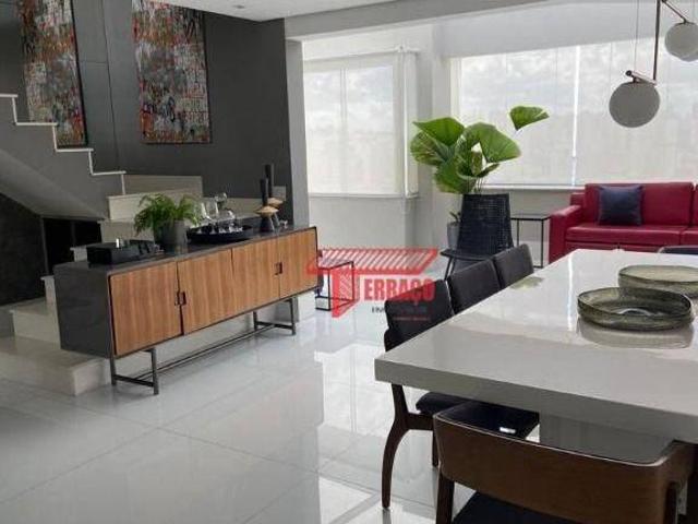 Apartamento Duplex com 3 dormitórios à venda, 228 m² Centro Santo André/SP